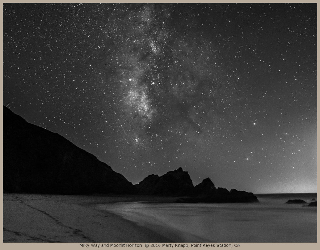 Milky Way and Moonlit Horizon - Marty Knapp