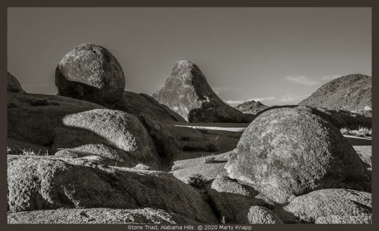 Stone Triad, Alabama Hills - Marty Knapp